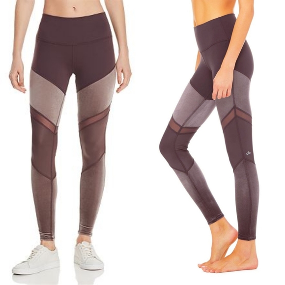 ALO Yoga | Pants & Jumpsuits | Alo Yoga Sheila Highrise Velourpanel ...